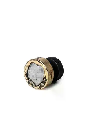 PARTS OF FOUR 18kt Plated Diamond Stud Earring - Gold