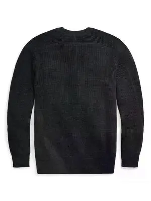 Ralph Lauren Waffle Crewneck Long Sleeve Pullover