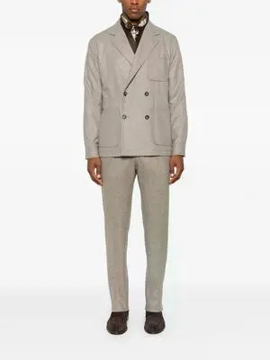 Tagliatore Double-breasted Blazer - Grey