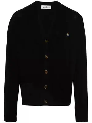 Vivienne Westwood Embroidered Cardigans For Men