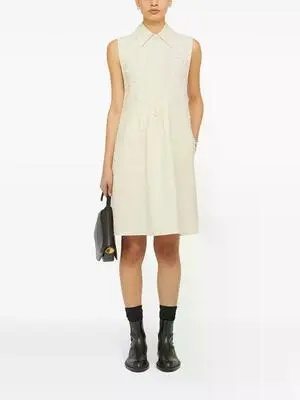 JIL SANDER Pearl-embroidered Shirt Dress