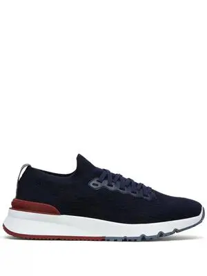 Brunello Cucinelli Lace-up Knitted Sneakers