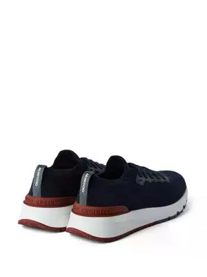 Brunello Cucinelli Lace-up Knitted Sneakers