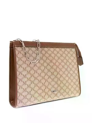 Max Mara Monogram Clutch Bag - Neutrals