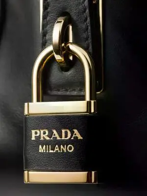 Prada Re-nylon And Leather Tote Bag - Black