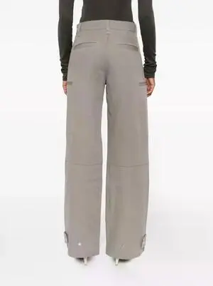 AMI Paris Wide-leg Virgin Wool Trousers