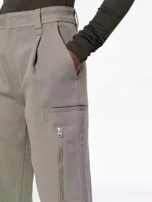 AMI Paris Wide-leg Virgin Wool Trousers