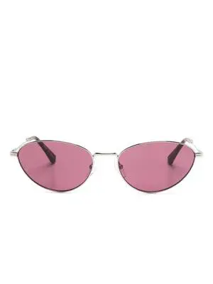 Moschino Cat-eye Frame Sunglasses - Silver