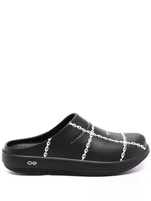 Undercover Graphic-print Platform Clogs