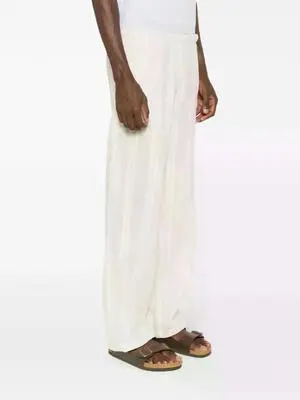 AMIR SLAMA Striped Straight-leg Trousers