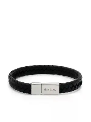 Paul Smith Braided Leather Bracelet