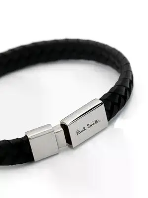 Paul Smith Braided Leather Bracelet