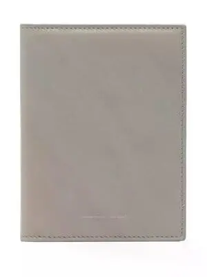 Giorgio Armani Leather Cardholder - Grey