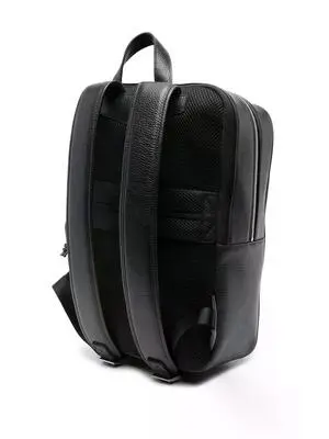 Emporio Armani Grained-leather Backpack