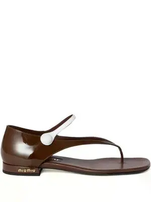 Miu Miu Patent-leather Sandals