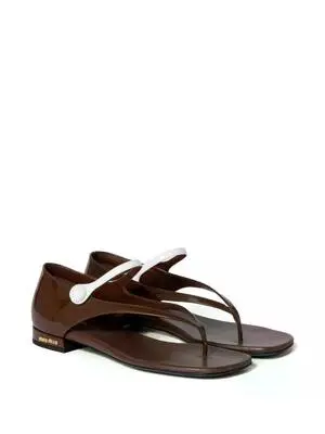 Miu Miu Patent-leather Sandals