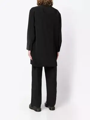 Yohji Yamamoto Patch-pocket Long-sleeve Shirt