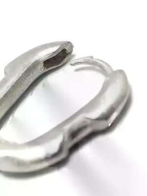PARTS OF FOUR Deco Matte Sterling Single Earring
