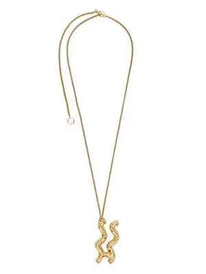 JIL SANDER Zodiac-sign Pendant Necklace - Gold