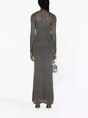 Blumarine Cowl-neck Maxi Dress