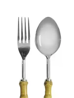 LES-OTTOMANS Bamboo Serving Cutlery