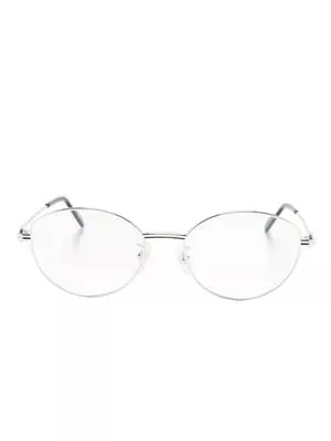 Cartier Oval-frame Glasses - Silver