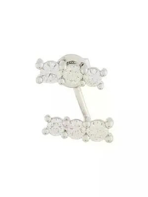 ALINKA 18kt White Gold Lara Diamond Right Earring - Silver
