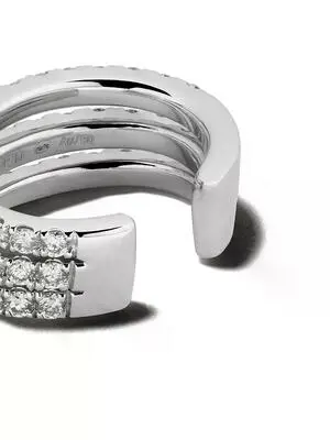 WE BY WHITEBIRD 18kt White Gold Diamond Joséphine Earcuff