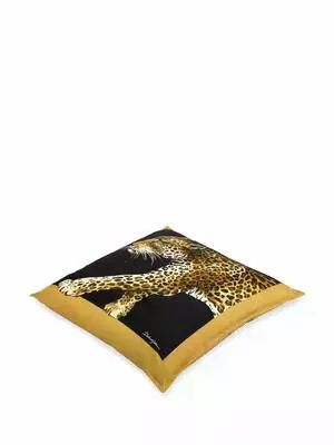 Dolce & Gabbana Medium Leopardo-print Canvas Cushion