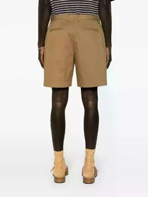 A.p.c. Pleated Cotton Shorts