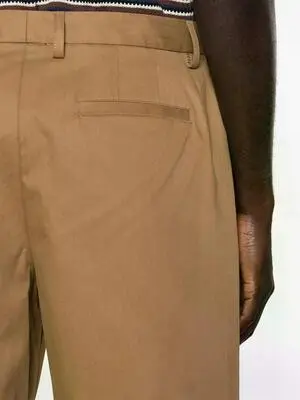 A.p.c. Pleated Cotton Shorts
