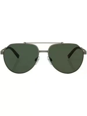 Dolce & Gabbana Pilot-frame Sunglasses - Metallic