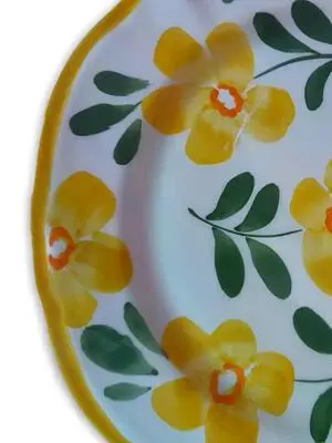 LES-OTTOMANS Floral-print Porcelain Plate