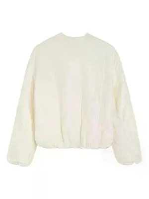 JIL SANDER Jacquard Bomber Jacket
