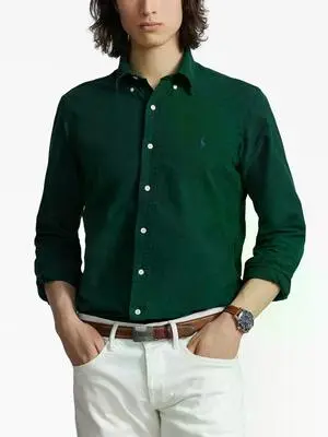 Polo Ralph Lauren Polo Pony Button-up Cotton Shirt - Green