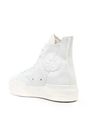 CONVERSE Asymmetric High-top Suede Sneakers