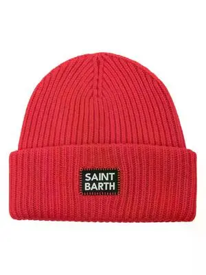MC2 SAINT BARTH Berry Beanie Hat - Red