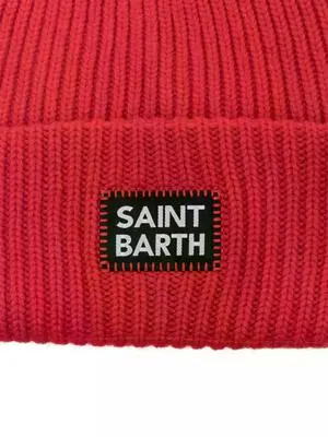 MC2 SAINT BARTH Berry Beanie Hat - Red