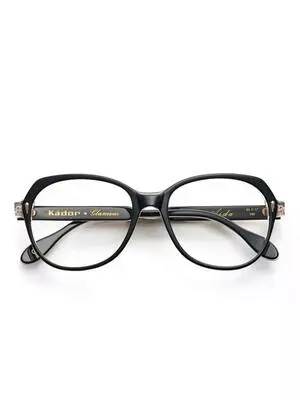 KADOR Aida Square-frame Glasses - Black