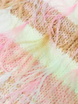 TWINSET Feather-embellished Scarf