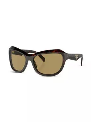 Prada Pilot Sunglasses With Tortoiseshell Detailing