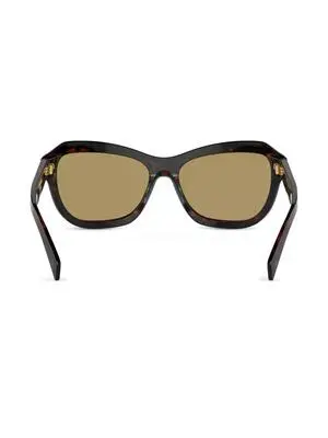 Prada Pilot Sunglasses With Tortoiseshell Detailing