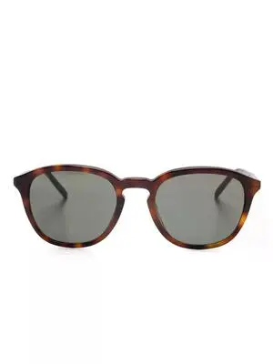 Saint Laurent Pantos-frame Sunglasses - Brown
