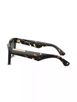 Burberry Tortoiseshell-effect Square-frame Sunglasses