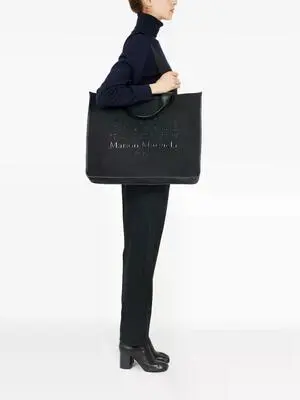 MAISON MARGIELA Large Cabas Tote Bag - Black