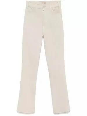 MOTHER The Hustler Flood Jeans - Neutrals