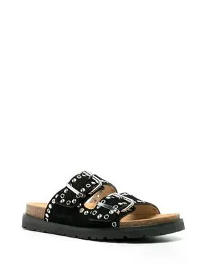 Dsquared2 Double-buckle Suede Sandals