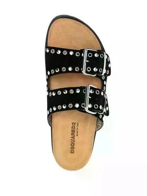 Dsquared2 Double-buckle Suede Sandals