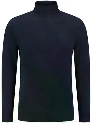 Fedeli Turtleneck Sweater - Blue