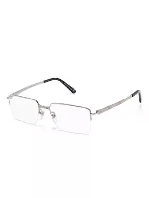 Cartier Rectangular-frame Glasses - Silver
